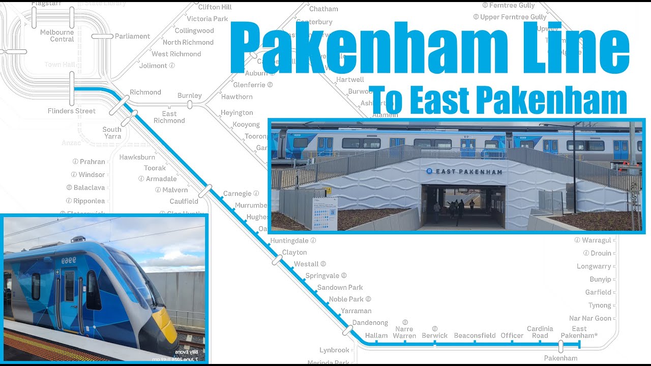 Pakenham Line Full Journey to East Pakenham - YouTube
