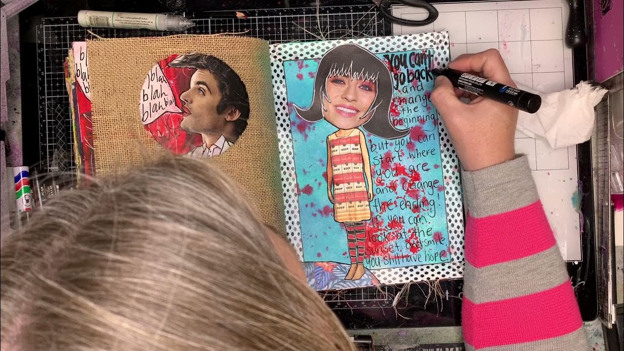 Collage FUNdamentals: Adding details to magazine collage - YouTube