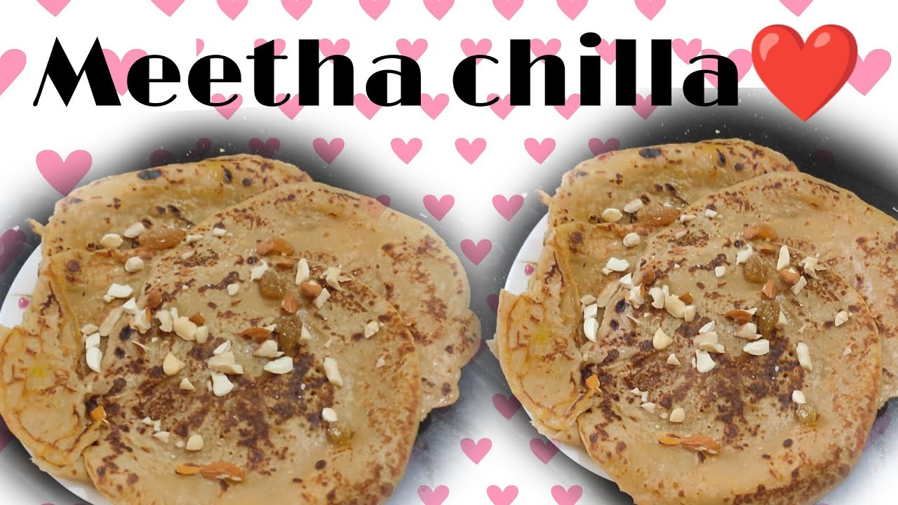Meetha chilla recipe... with just 2 ingredients | (Chotha) in U.P - YouTube