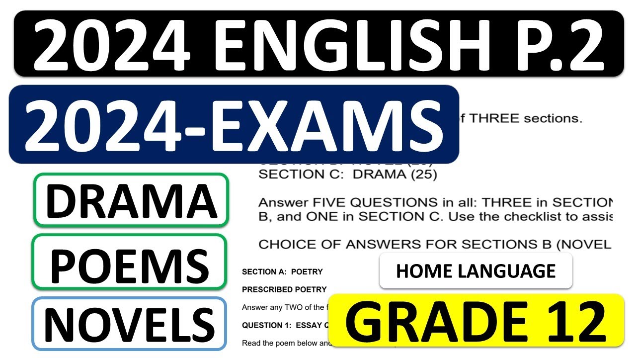 P.2 ENGLISH HOME LANGUAGE 2024 GRADE 12 2024 FINAL EXAMS NOVEMBER PREP ...