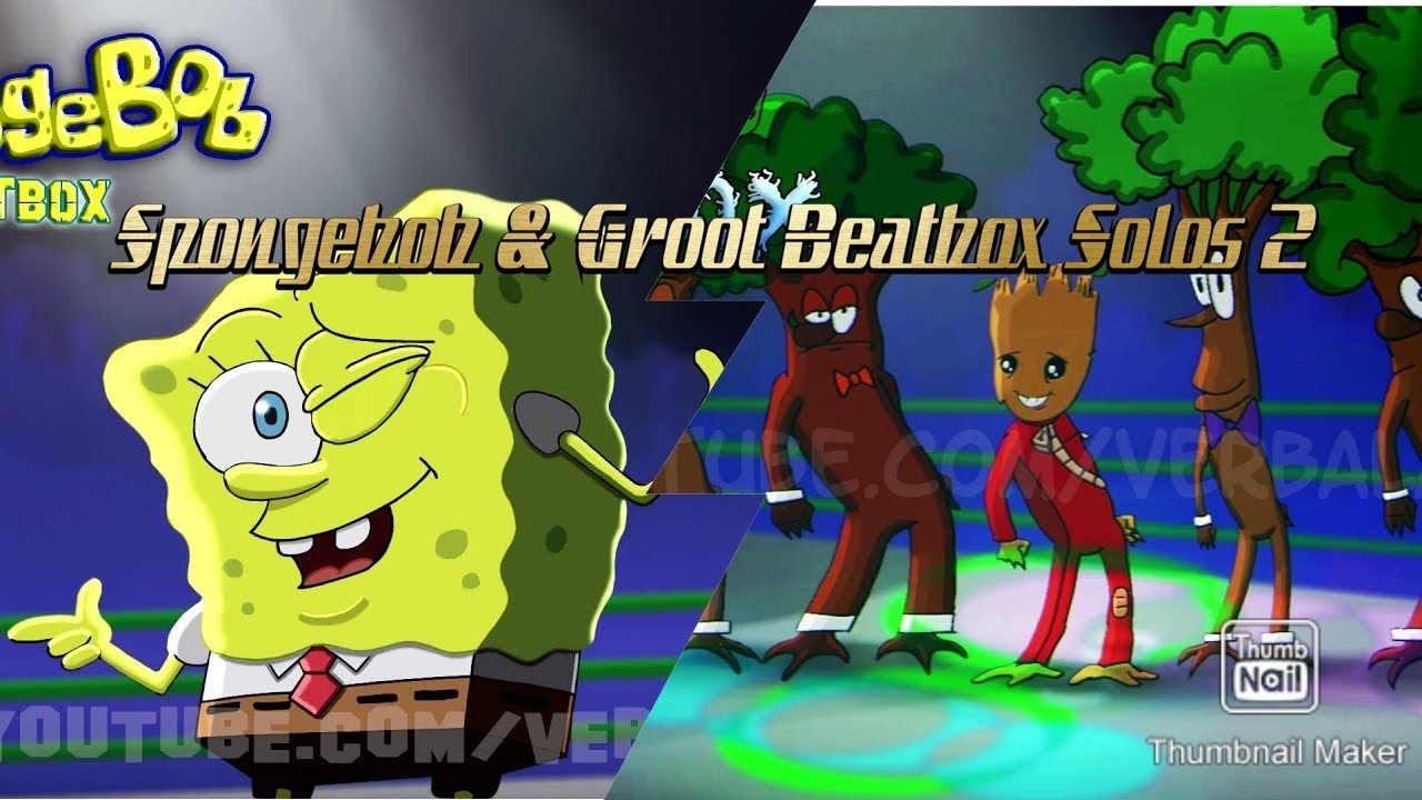 Cartoon Battles Beatbox - Spongebob Beatbox Solo 2 & Groot Beatbox Solo ...