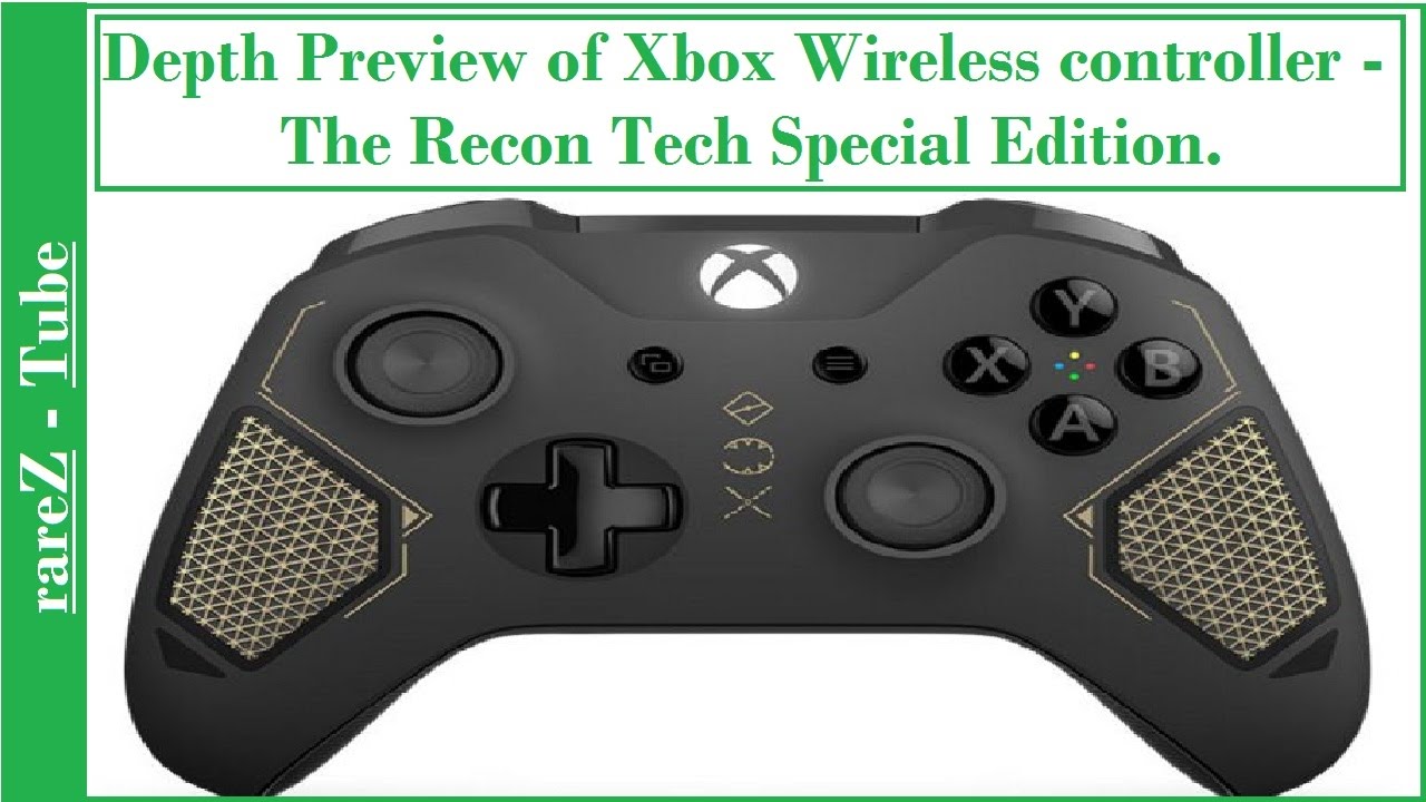 XBOX WIRELESS CONTROLLER RECON TECH SPECIAL EDITION - YouTube