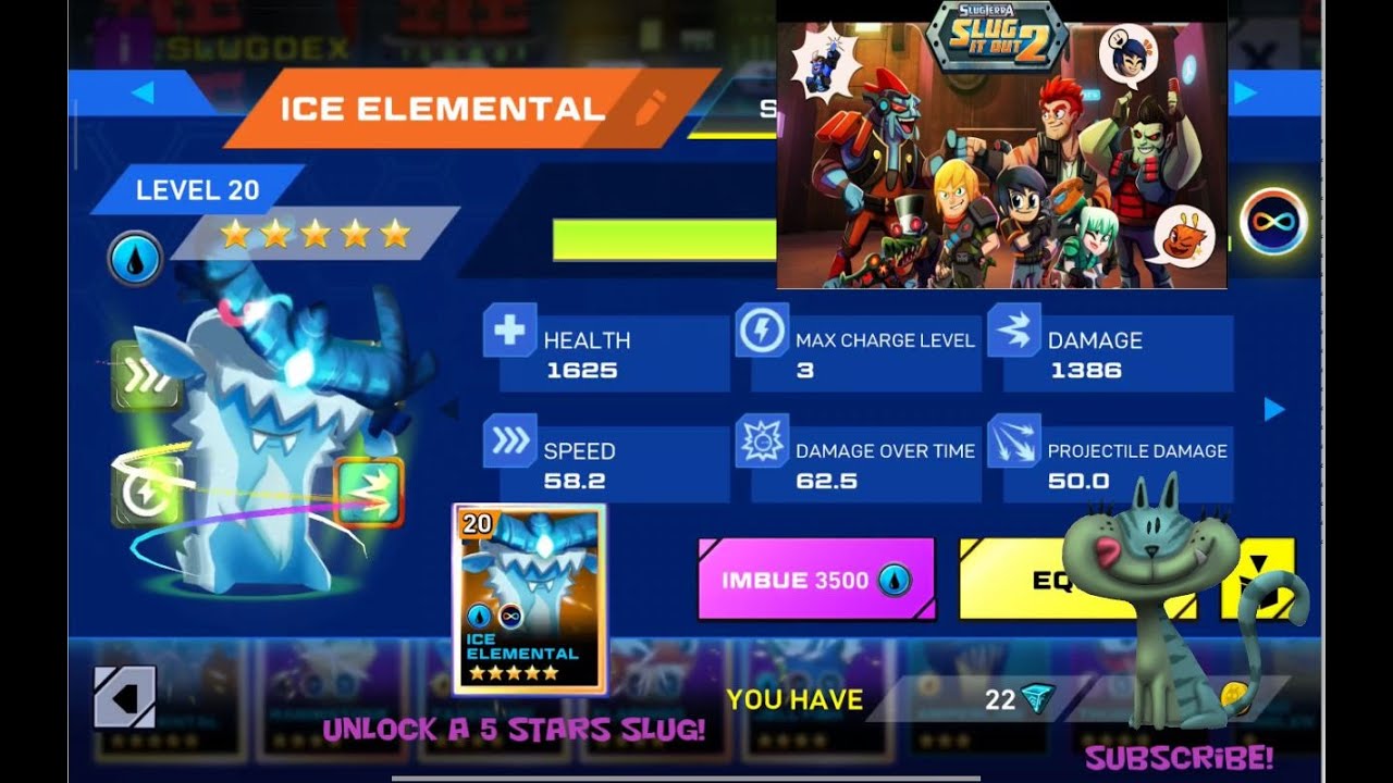SlugTerra Slug It Out 2 Unlock ICE ELEMENTAL a 5 STARS SLUG and ...