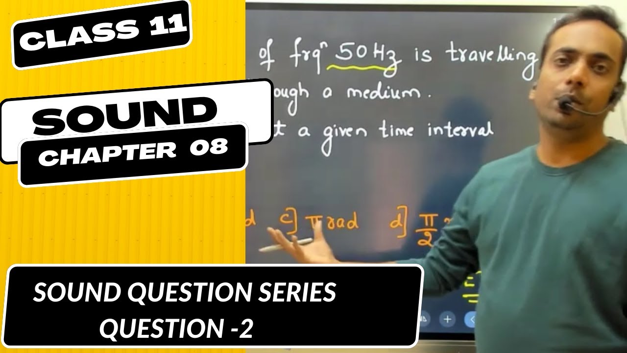 class 11 physics chapter 8 sound numerical | MHTCET Question -2 ...