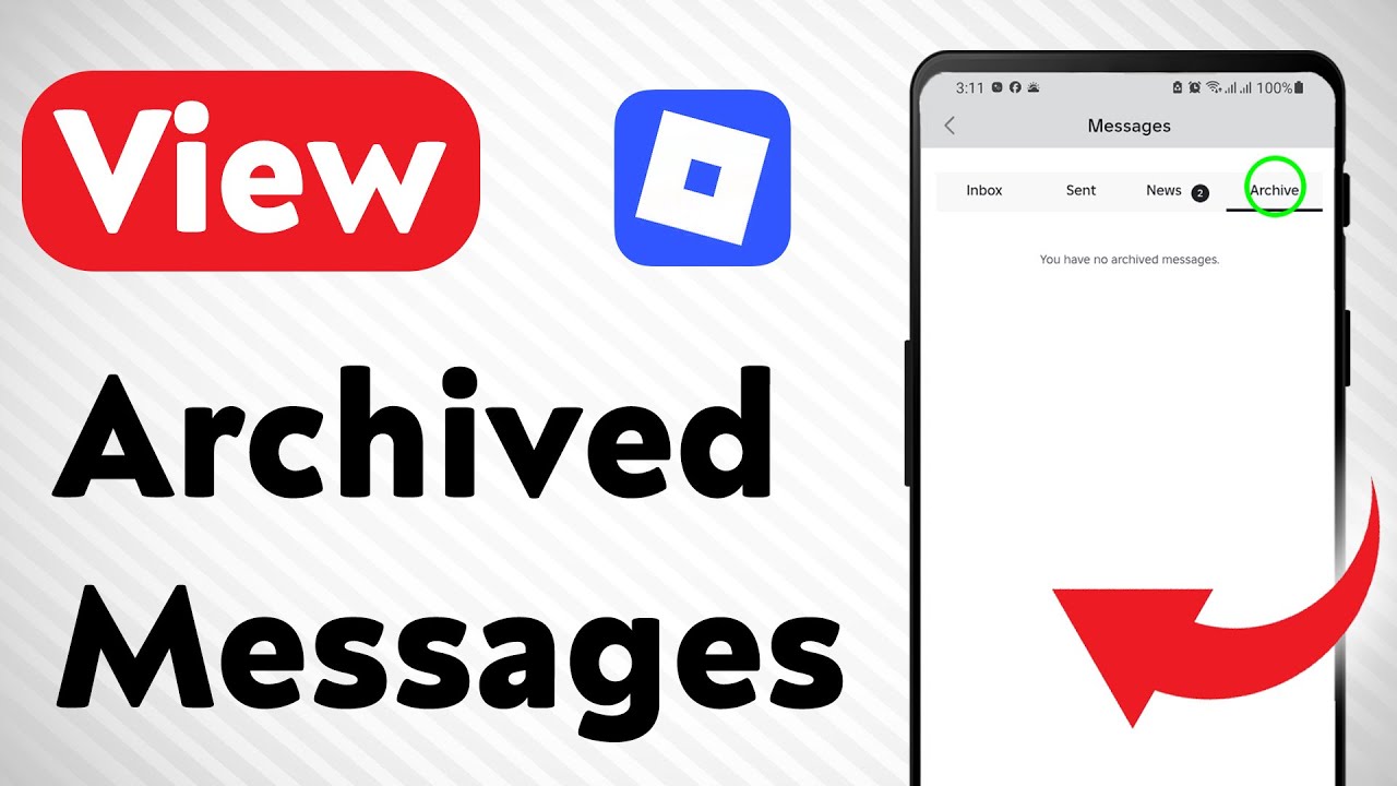 How to View Archived Messages in Roblox on Mobile (Updated) - YouTube