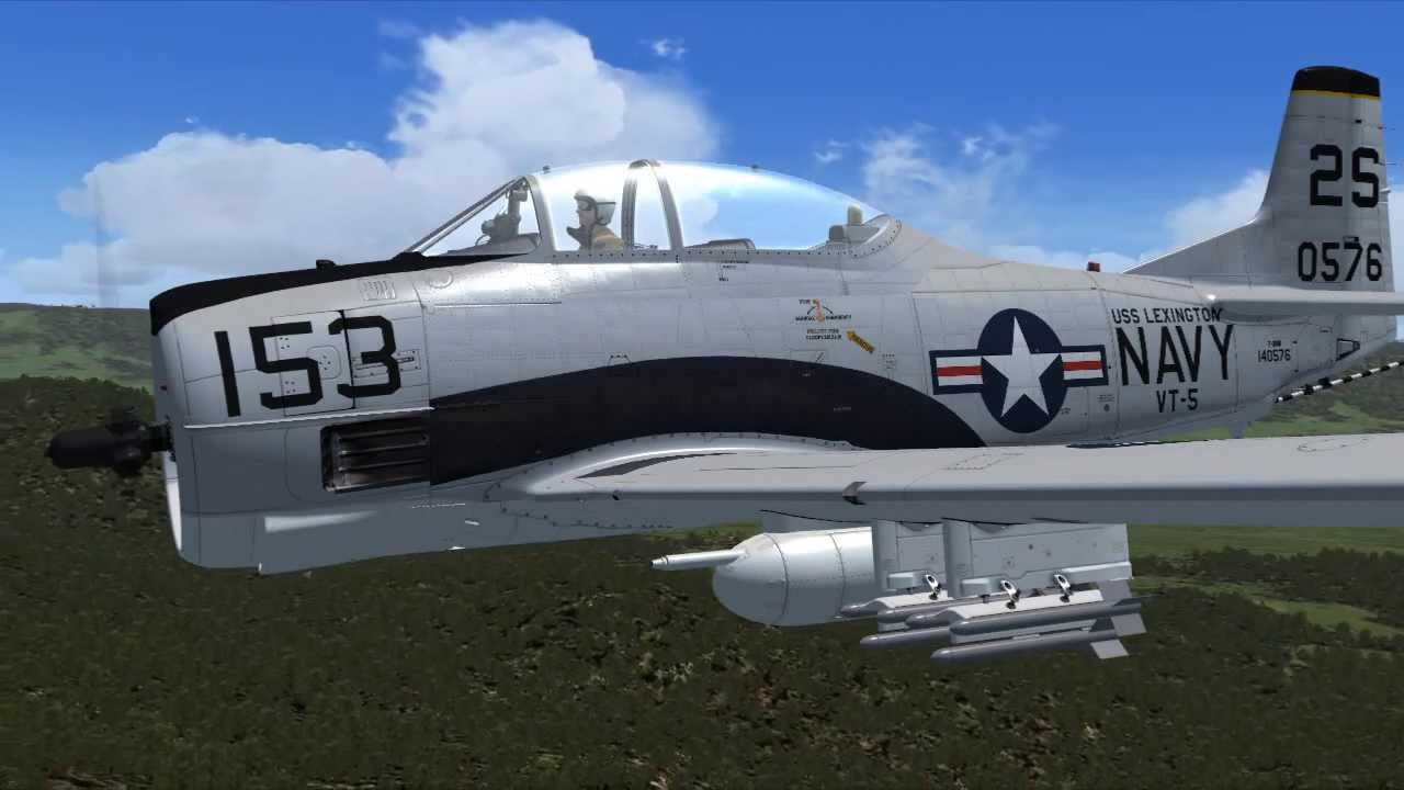 Ant's Airplanes T-28B/C Trojan - YouTube