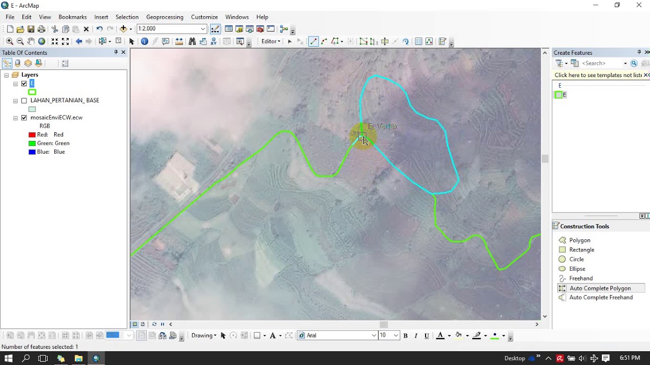 auto complete polygon in ArcGIS - YouTube
