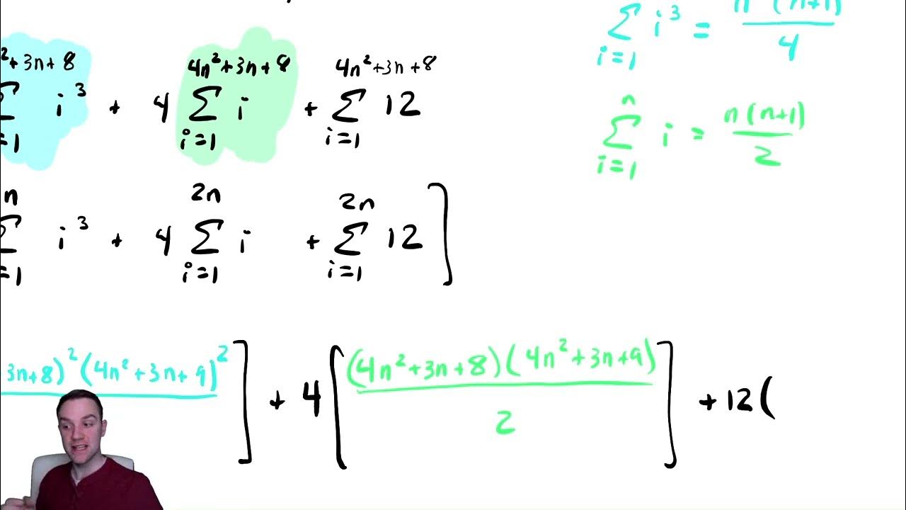 Summations 10 Using Formulas to Find Closed Form Expressions 3 - YouTube