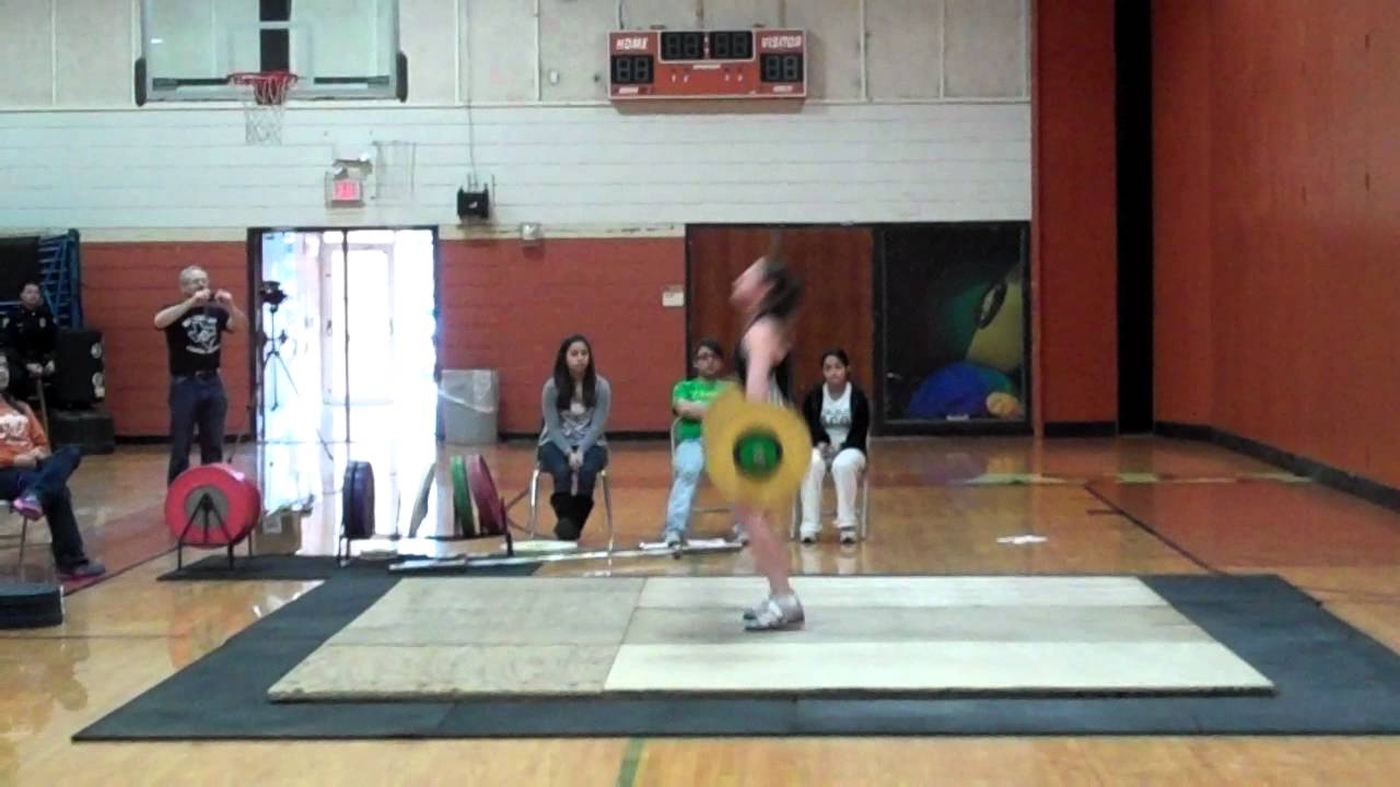 Christina Raptis - Texas State Championship 2012 - 3rd Snatch 57k - YouTube