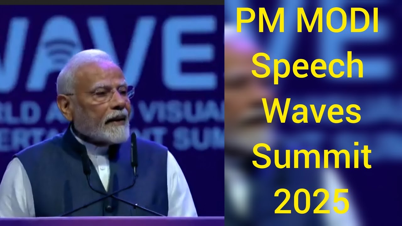 PM Modi at Waves summit 2025 Full Speech #modi #modispeech - YouTube