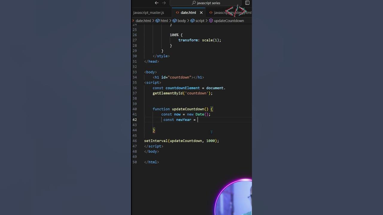 ⏳ Date Object Countdown Timer Question In Javascript Interview ⏳ Codewithkg Codinginterview