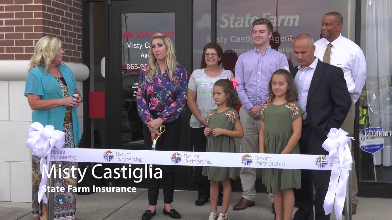 Misty Castiglia State Farm Insurance Ribbon Cutting - YouTube