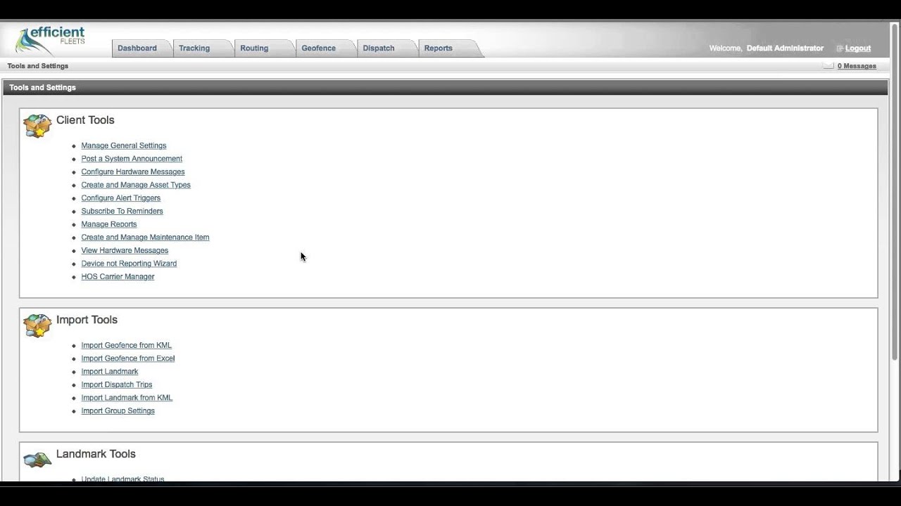Tools & Settings Overview - Milo Fleet Management System - YouTube