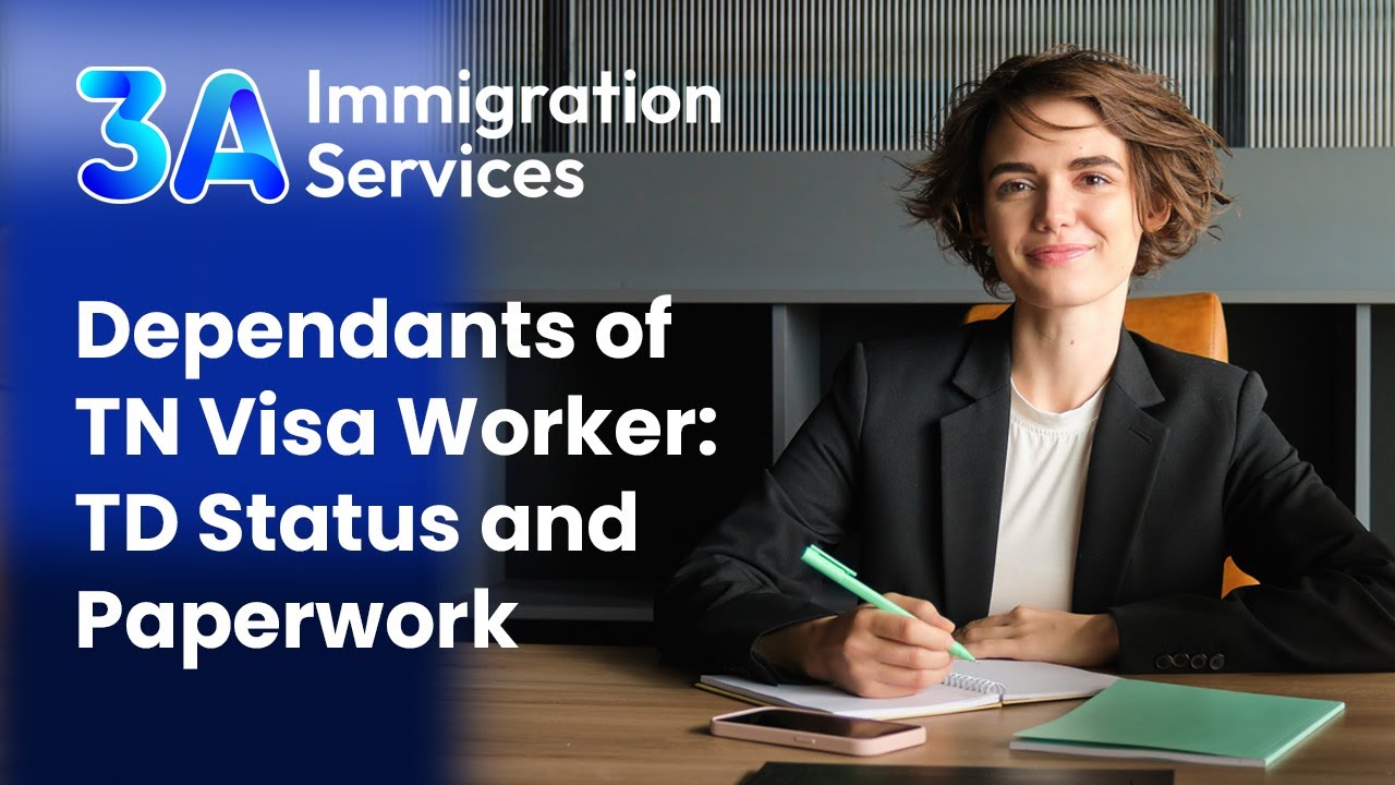 Dependants of TN Visa Worker: TD Status and Paperwork - YouTube