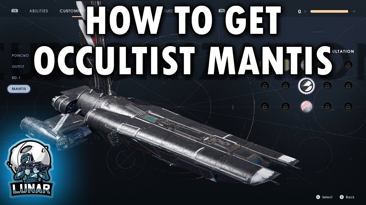 How to Get the Occultist Mantis Paint Job Star Wars Jedi Fallen Order ...