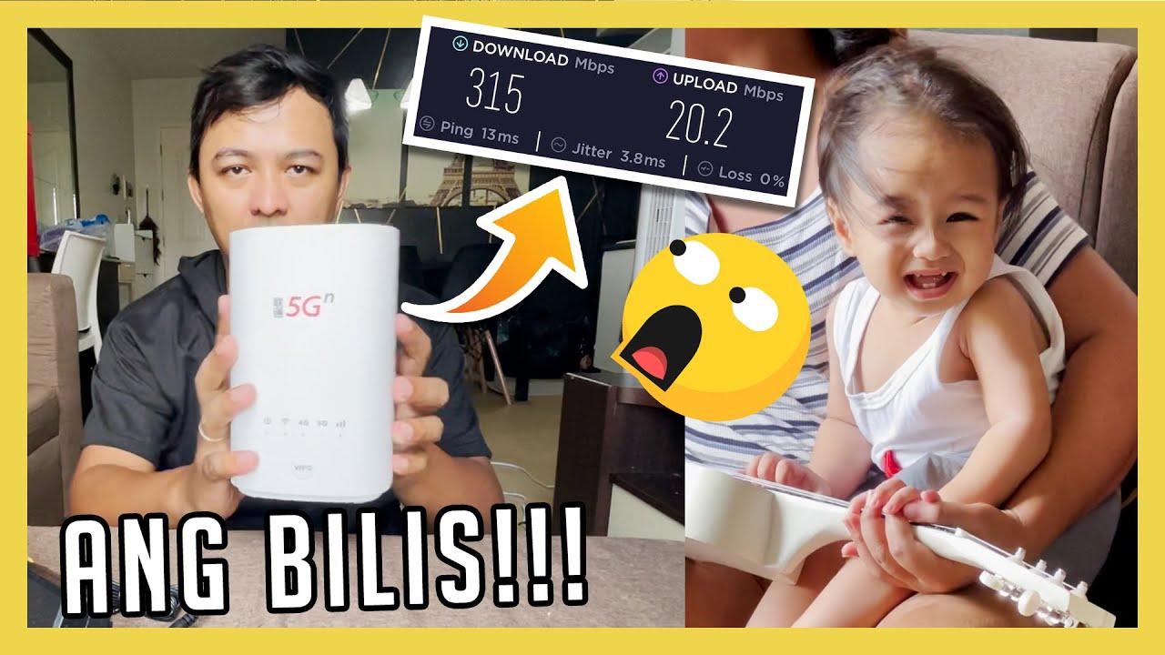BUMILIS ANG INTERNET NAMIN DAHIL SA 5G ROUTER NA TO! MAHAL PERO WORTH ...
