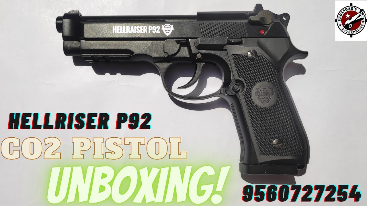 Hellraiser P92 || co2 guns || air guns || 9 mm || no licence required ...