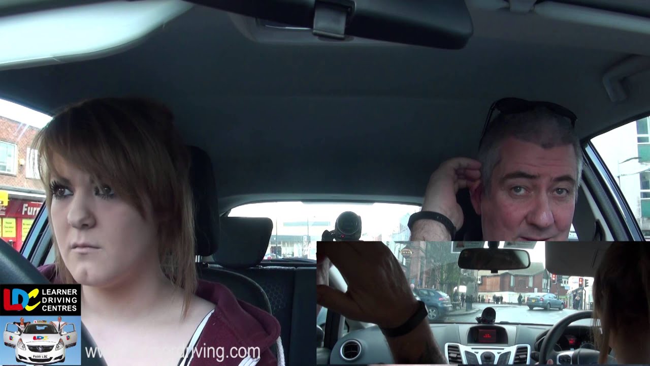 Claire's 18th driving lesson - Preparing for a mock test - YouTube