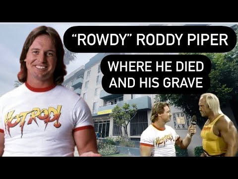 WWF LEGEND ROWDY RODDY PIPER - Where He Died and His Grave - YouTube