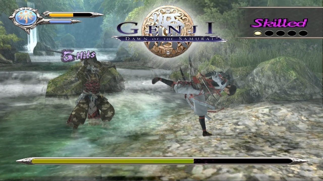 [PS2] Genji Dawn of the Samurai стрим - YouTube