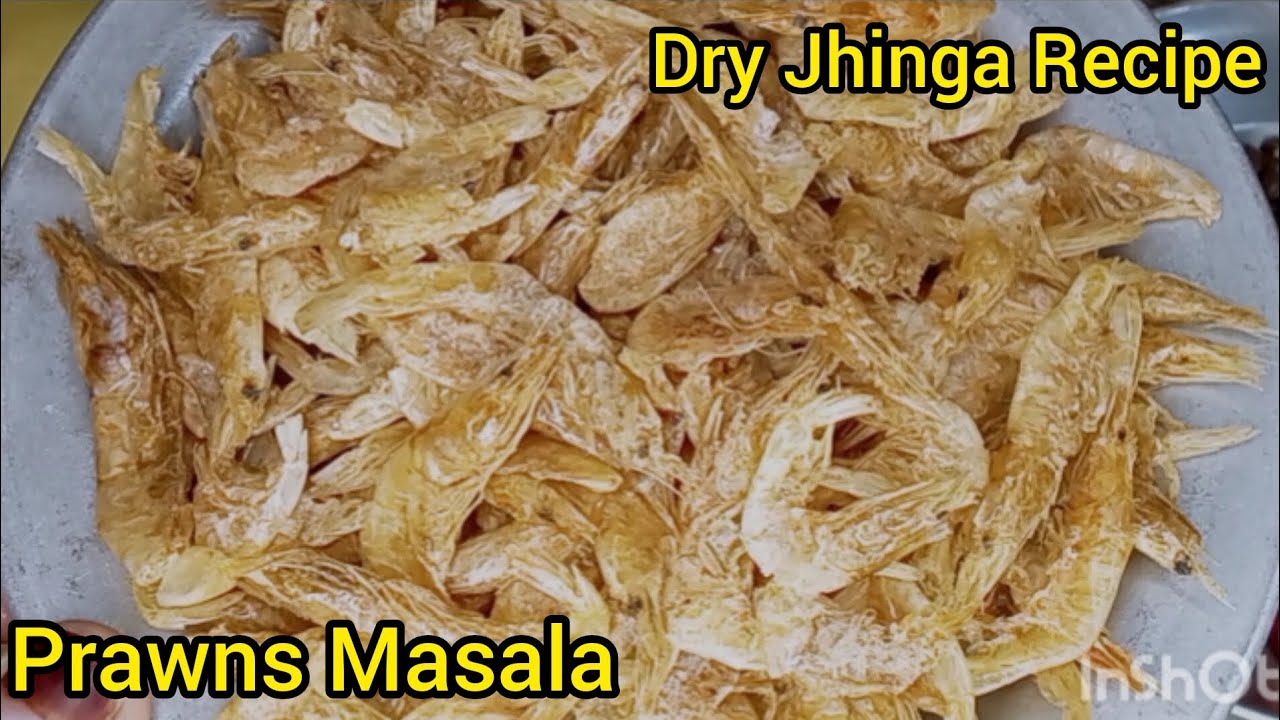 Dry Jhinga Masala | Jhinga Masala Curry | Jhinga Curry | Prawns Curry ...