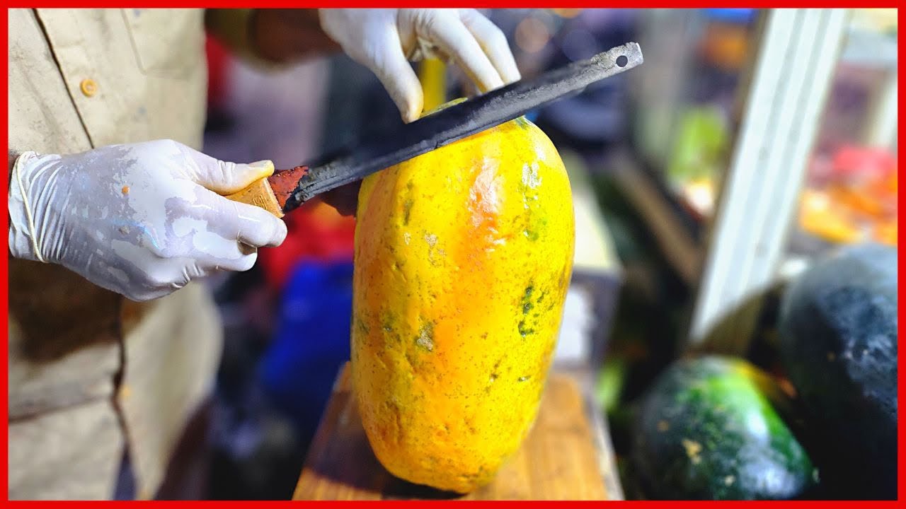 FRUIT NINJA of FRUITS | Amazing Fruits Cutting Skills | Indian Street ...