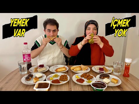 YEMEK VAR İÇMEK YOK CHALLENGE! (BOL KAPIŞMALI)
