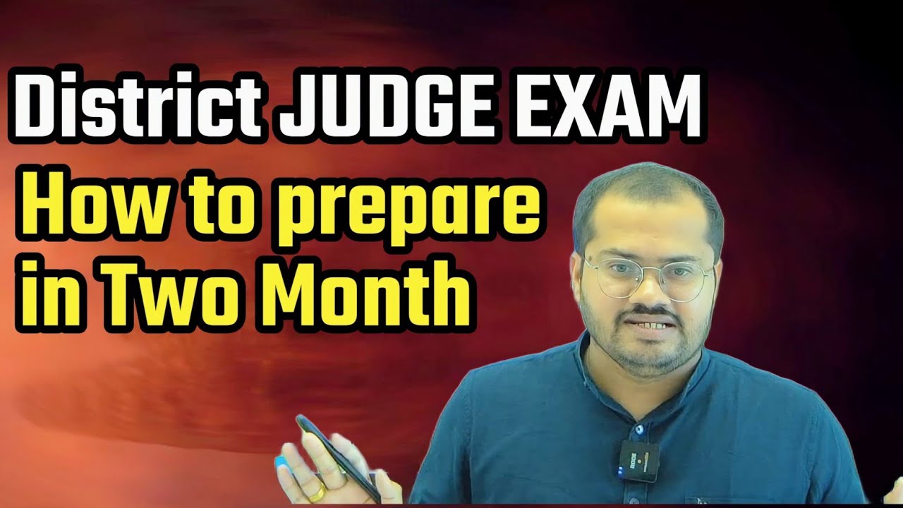 District Judge Exam | Karad Law Classes Strategy - YouTube