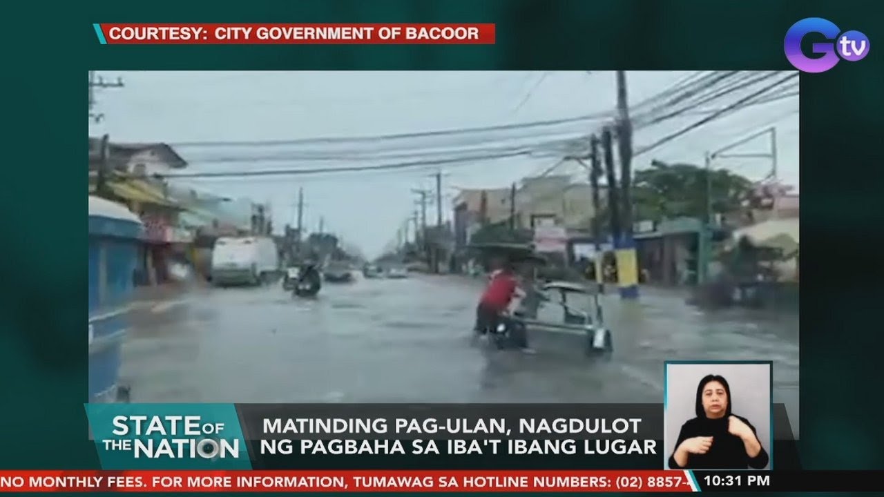 Matinding pag-ulan, nagdulot ng pagbaha sa iba't ibang lugar | SONA ...