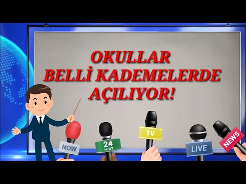 Okullar ne zaman açılacak?MEB açıkladı!Okullar belli kademelerde açılıyor.