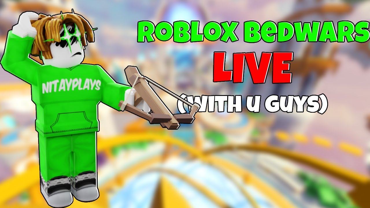 Roblox Bedwars Live (with u guys) - YouTube