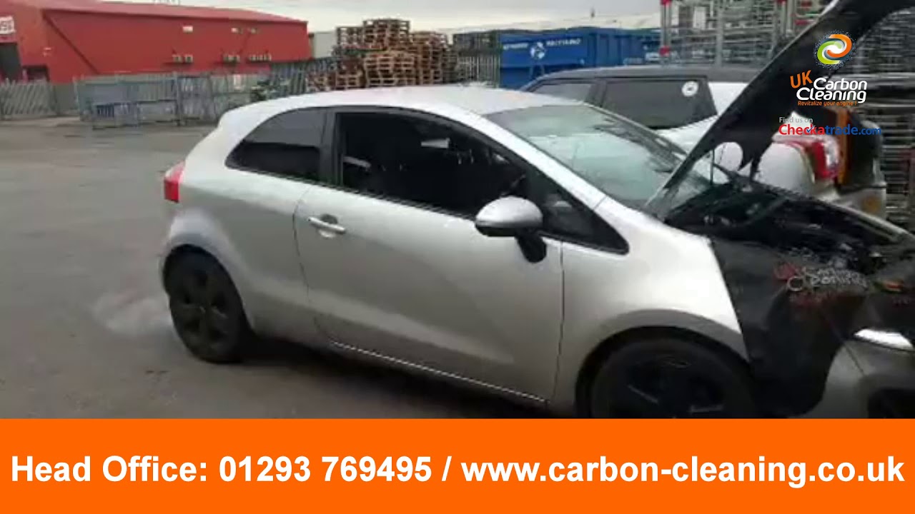 Kia Rio DPF clean and engine carbon clean - YouTube
