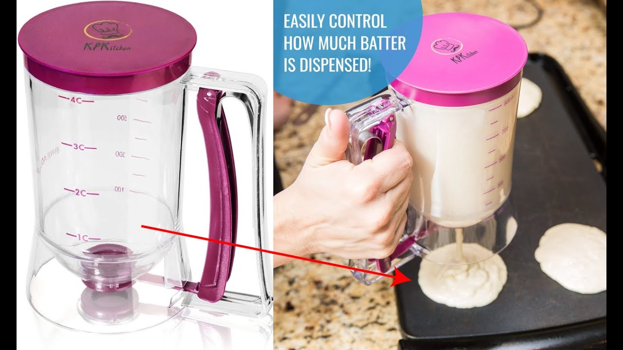 Pancake Batter Dispenser l Kitchen Must Have Tool l Pancake Maker - YouTube