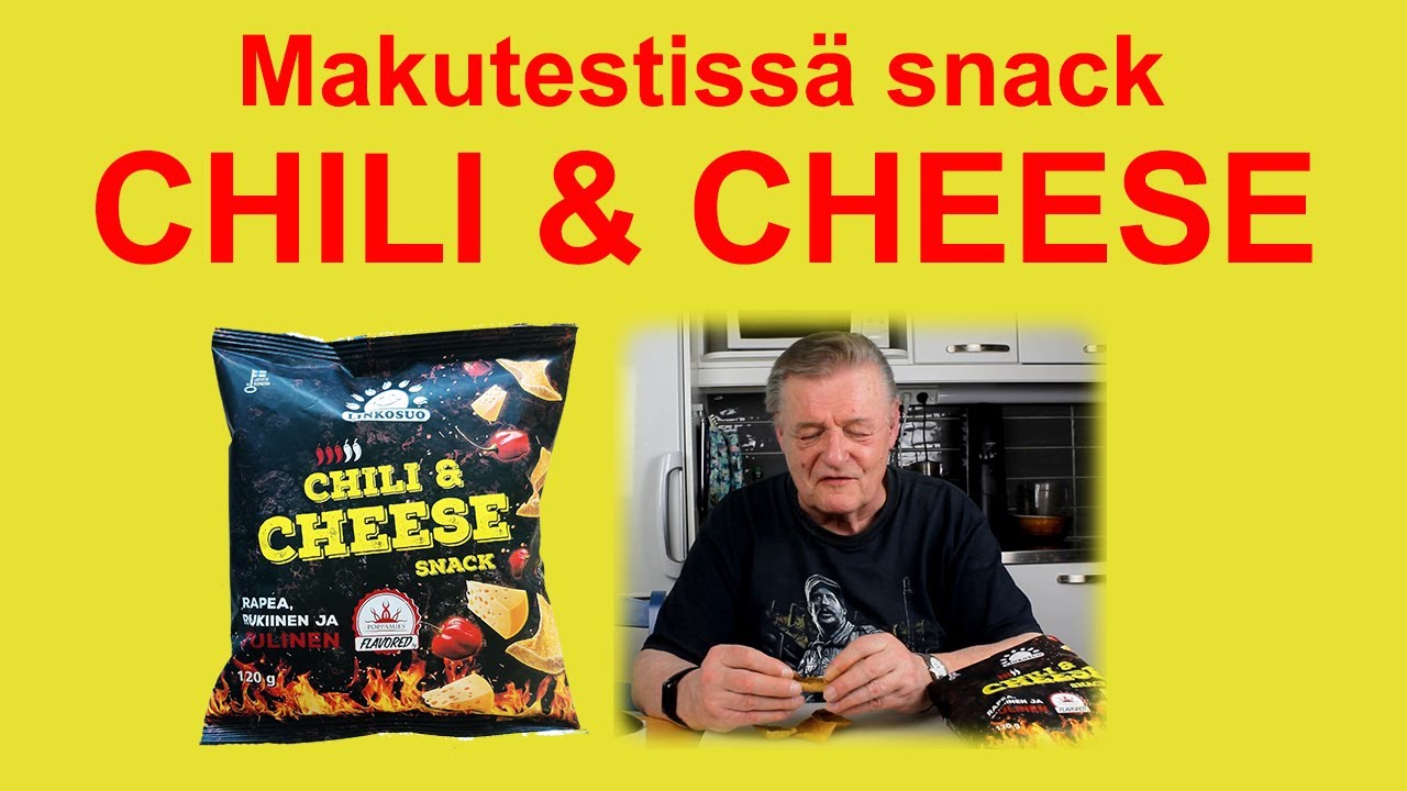 Makutestissä CHILI CHEESE snack - YouTube