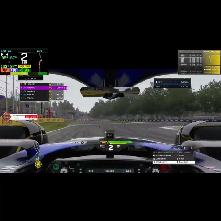 F1 24 100% career mode Williams Monza Race #simracing #f124 #williams #eagames #codemasters ...