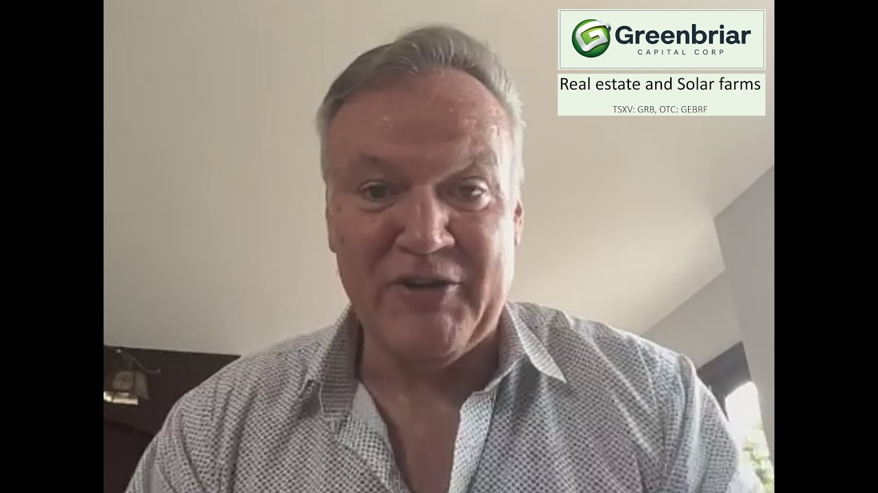 GRB - Greenbriar Capital Corp - CEO Interview - August 2023 - YouTube