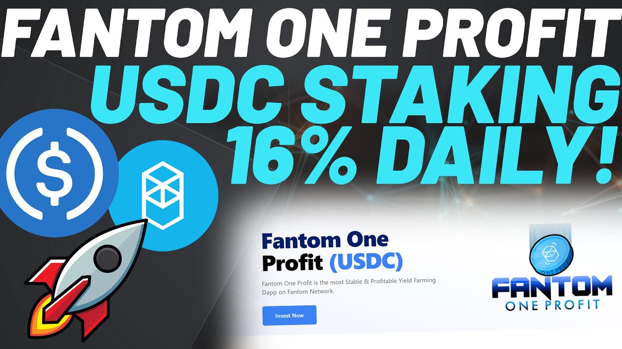 FANTOM ONE PROFIT USDC *JUST LAUNCHED* Step By Step Tutorial To Stake ...