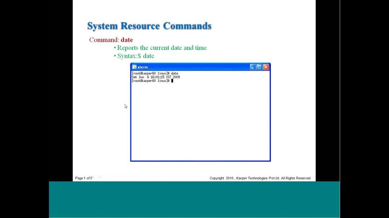 Mod-01 Lec-03 Linux Basics-III - YouTube