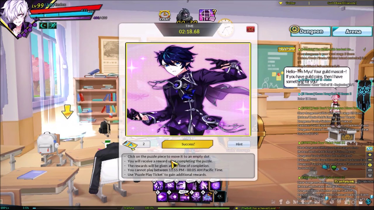 Elsword Heart El Puzzle solving Tip (Better example) - YouTube
