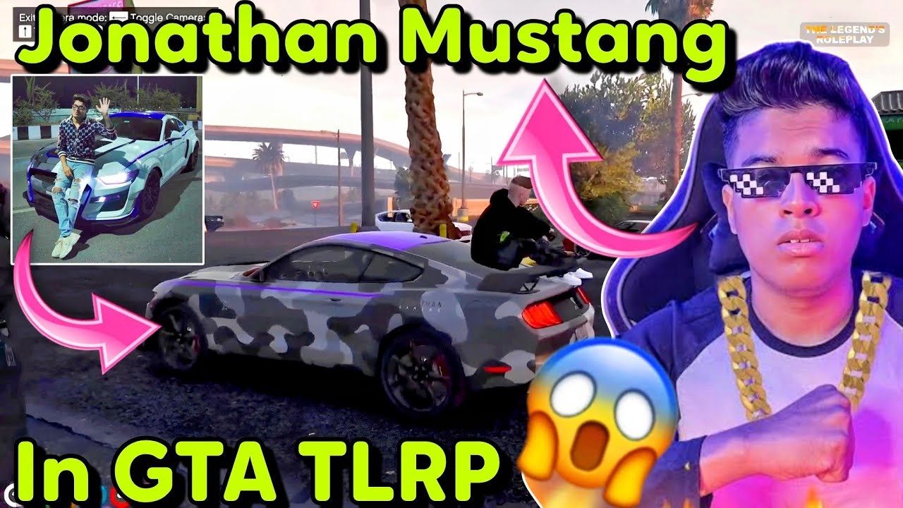 Godlike Jonathan Customized Mustang 🥵 in GTA RP 😳 - YouTube