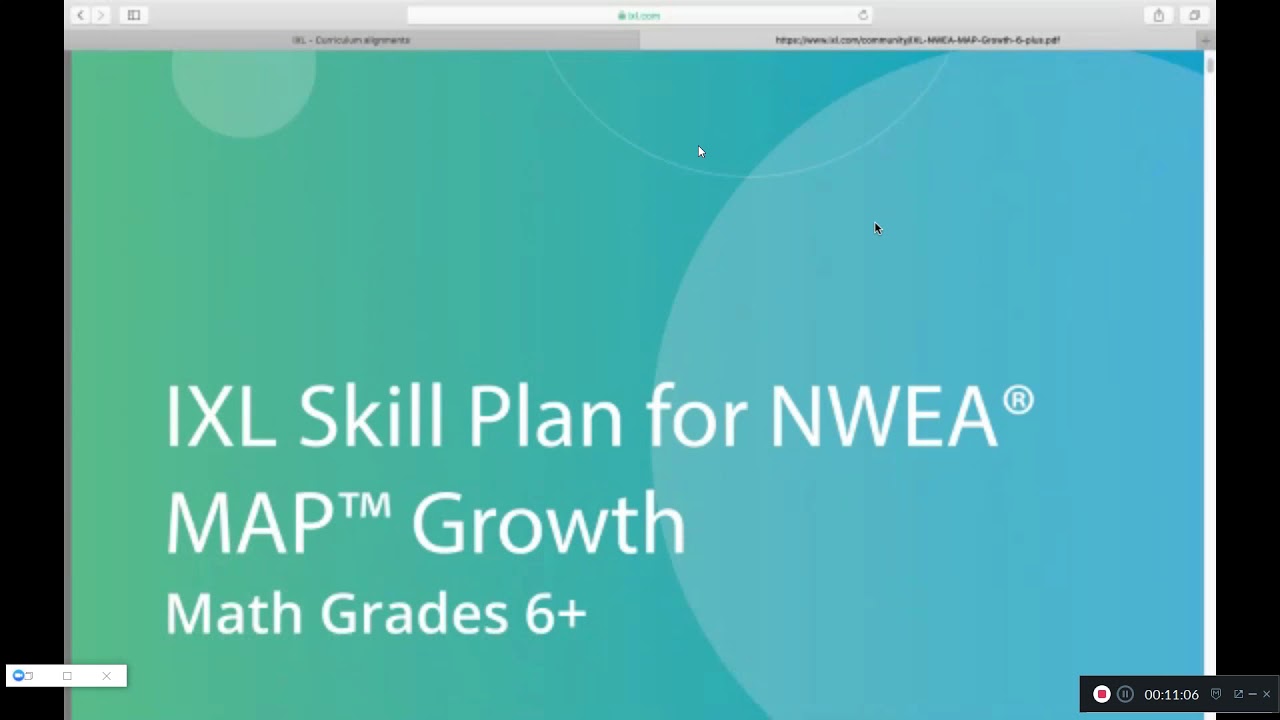 IXL NWEA alignment webinar - YouTube
