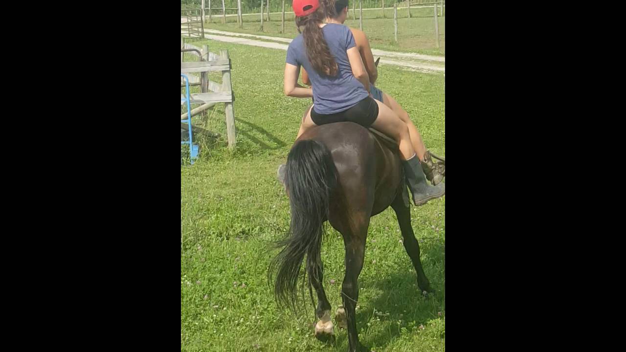 Bravo riding double - YouTube