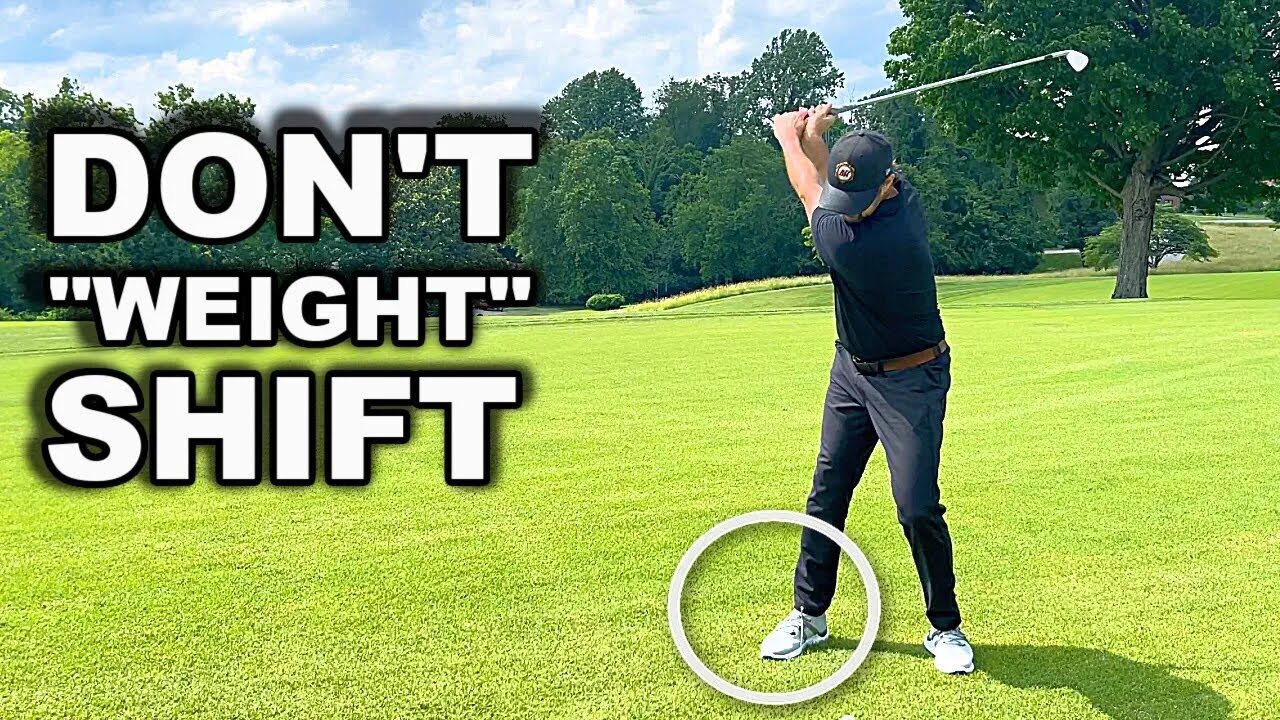 Stop Shifting Your Weight Wrong For A Consistent Golf Swing - YouTube