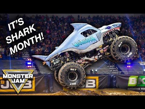 Megalodon Mega Highlight Reel | SHARK MONTH | Monster Jam