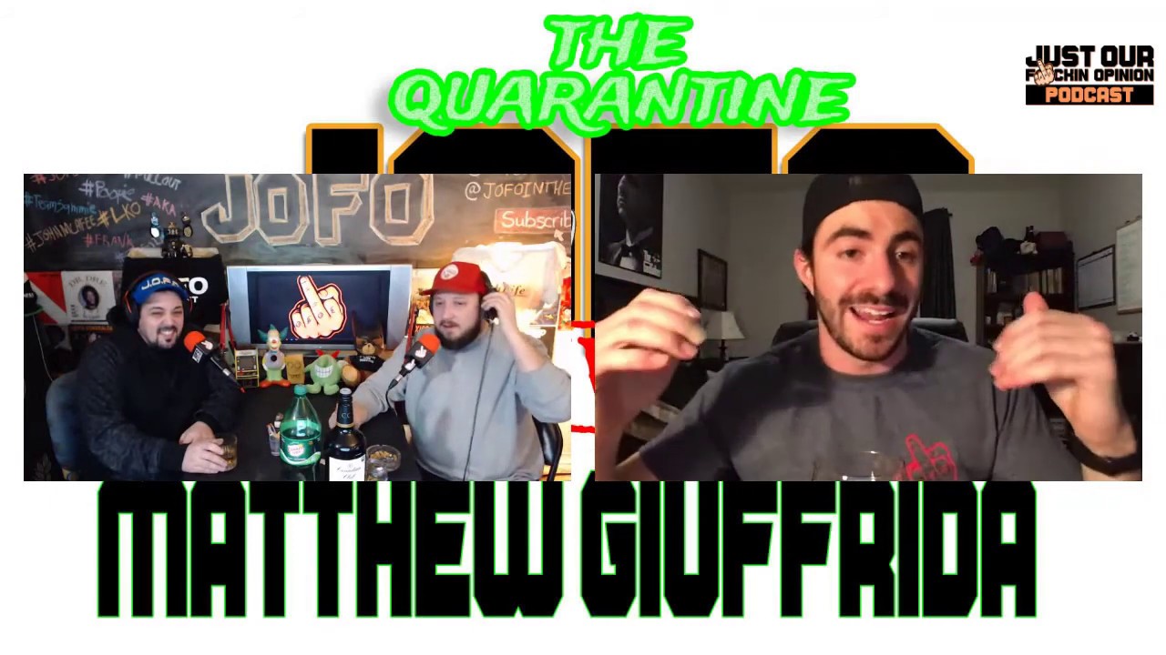 Matthew Giuffrida | JOFO PODCAST | PRE-DRINK | LIVE | with Matthew ...