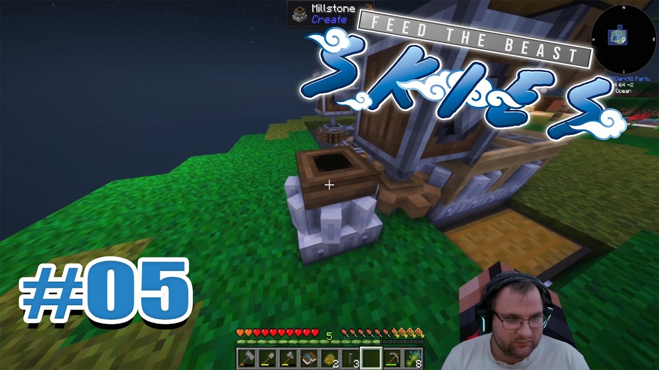 Wir bauen den Millstone | Minecraft FTB SKIES | #05 - YouTube