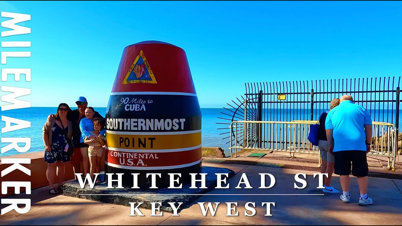 [4K] WHITEHEAD STREET - KEY WEST, FL - 4K Relaxing Tropical Scenic ...