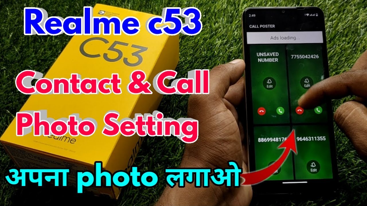 realme c53 contact photo setting, realme c53 phone photo - YouTube