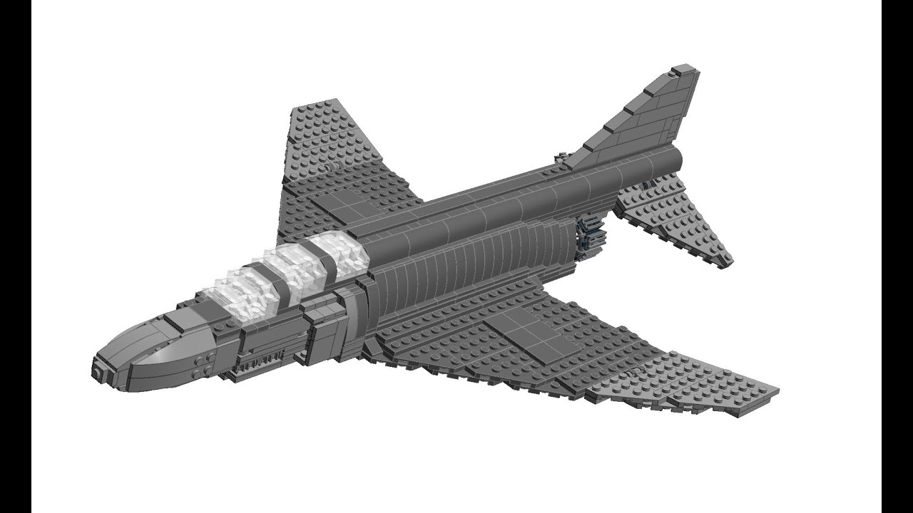 Lego F-4 Phantom Military Fighter Instructions - YouTube