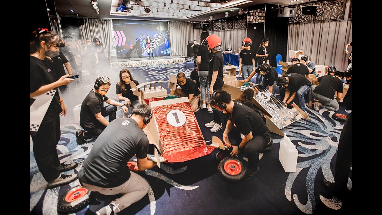 打造專屬賽車團隊訓練 Racing 1 team building video. Work as a team to build your ...